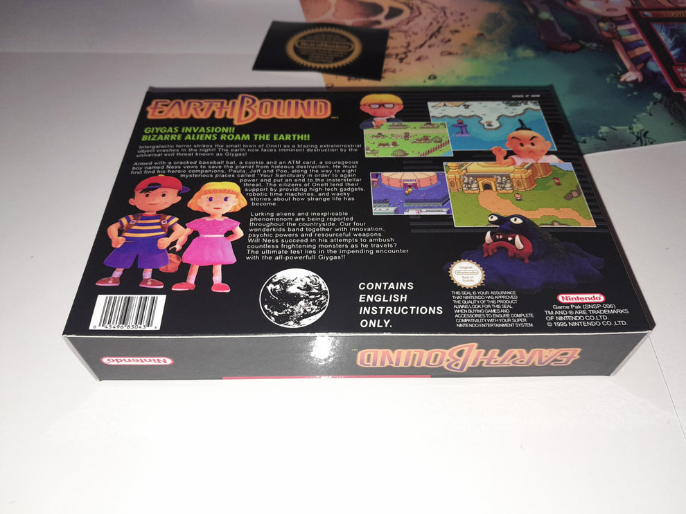 Earthbound PAL Super Nintendo - Snes - Mother 2 Super Famicom – RetroMaximo